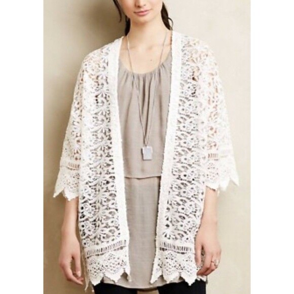 Sunday in Brooklyn | Sweaters | Anthropologie Delina Lace Cardigan ...